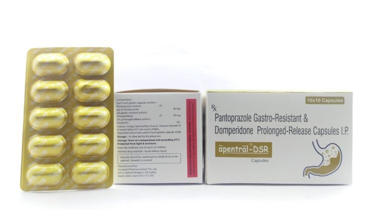 PANTOPRAZOLE 40 MG + DOMPERIDONE 30 MG SR (APENTRAL-DSR ) CAP