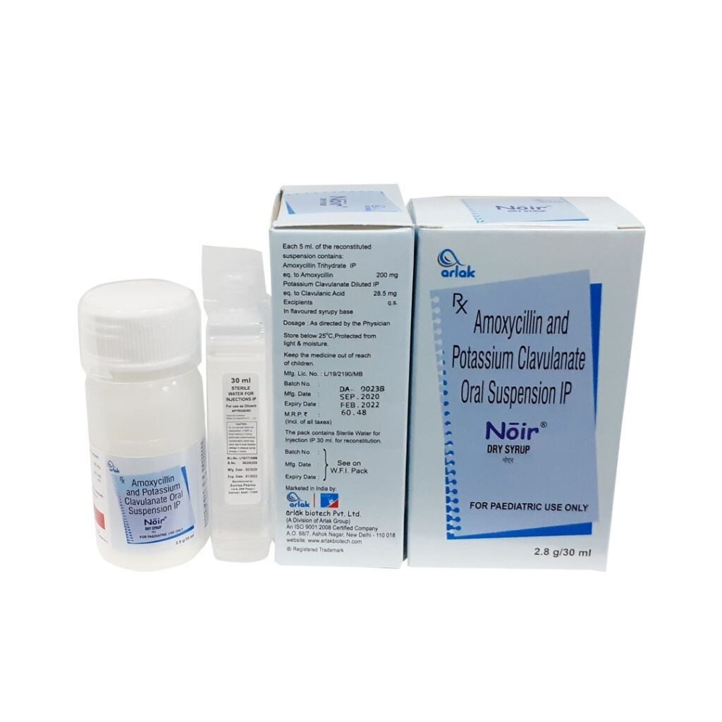 Amoxicillin 200mg Potassium Clavulanate Syrup Manufacture