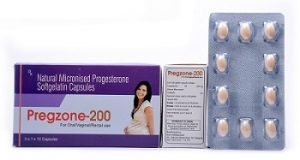 PROGESTERONE 200 MG | PREGZONE-200 CAP