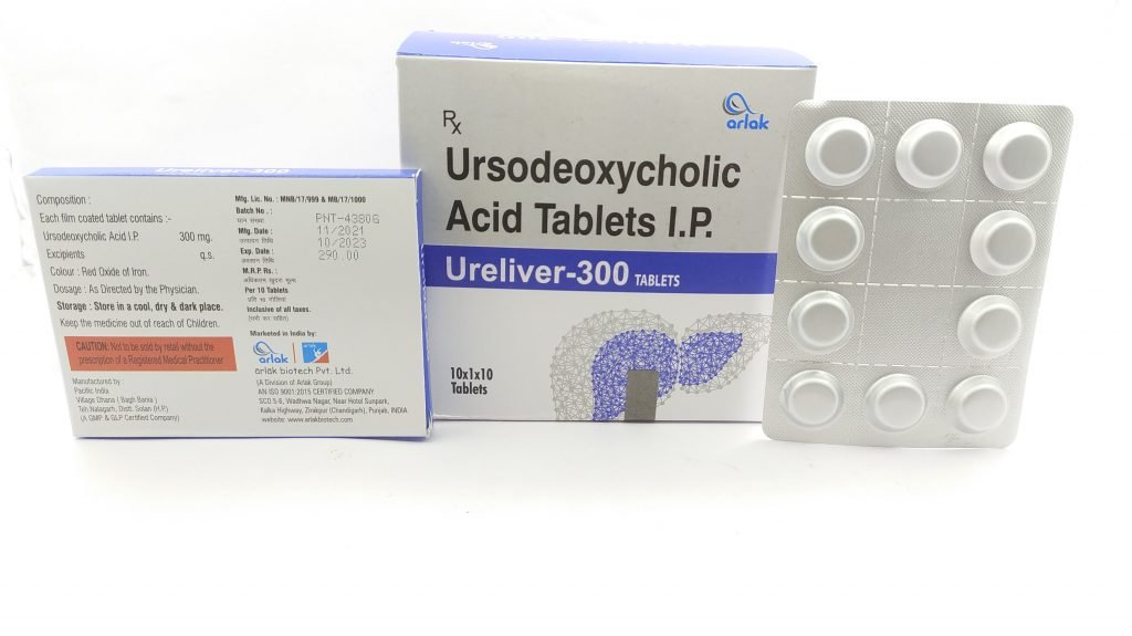 URSODEOXYCHOLIC ACID 300MG TABELT