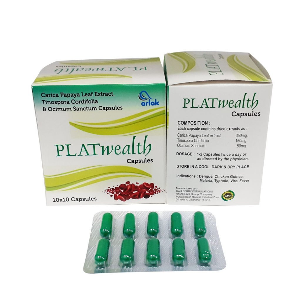 PLATwealth Capsules – Natural Herbal Supplement for Immunity & Wellness