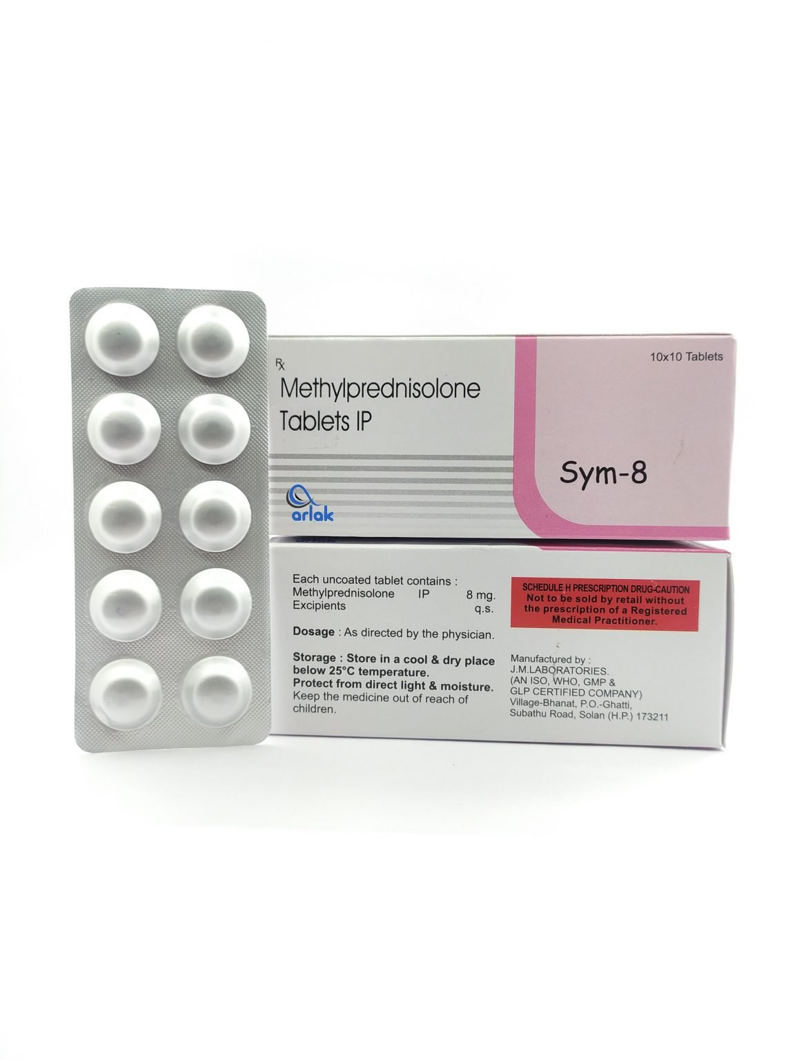 METHYLPREDNISOLONE 8 MG TABLETS