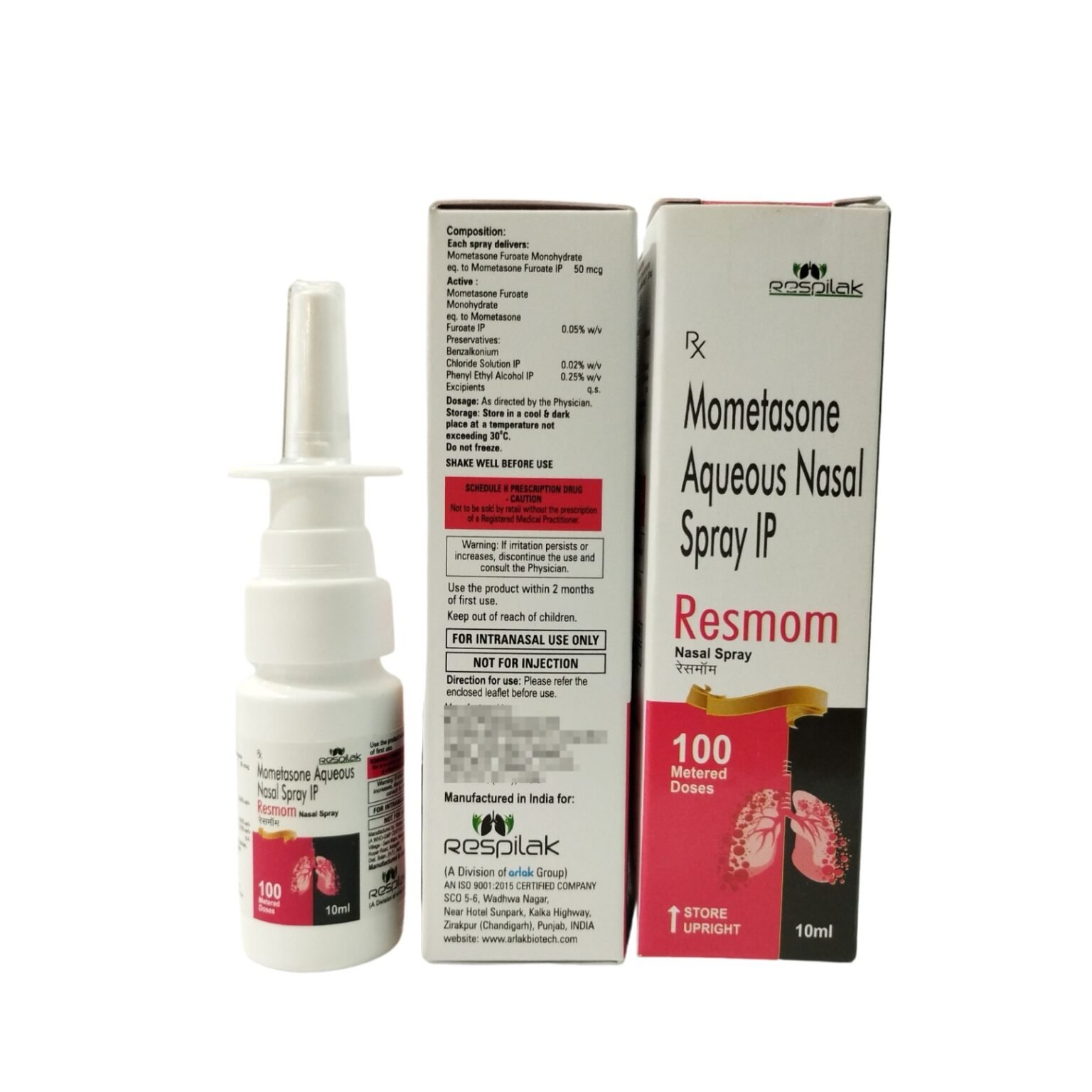 RESMOM Nasal Spray Mometasone Furoate 50 Mcg RESMOM Nasal Spray Mometasone Furoate 50 Mcg