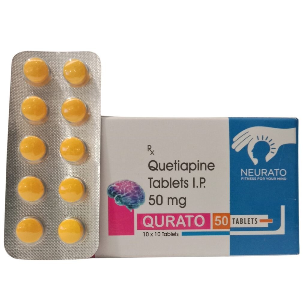 QURATO 50 Tablets | Quetiapine 50mg for Schizophrenia & Bipolar Disorder