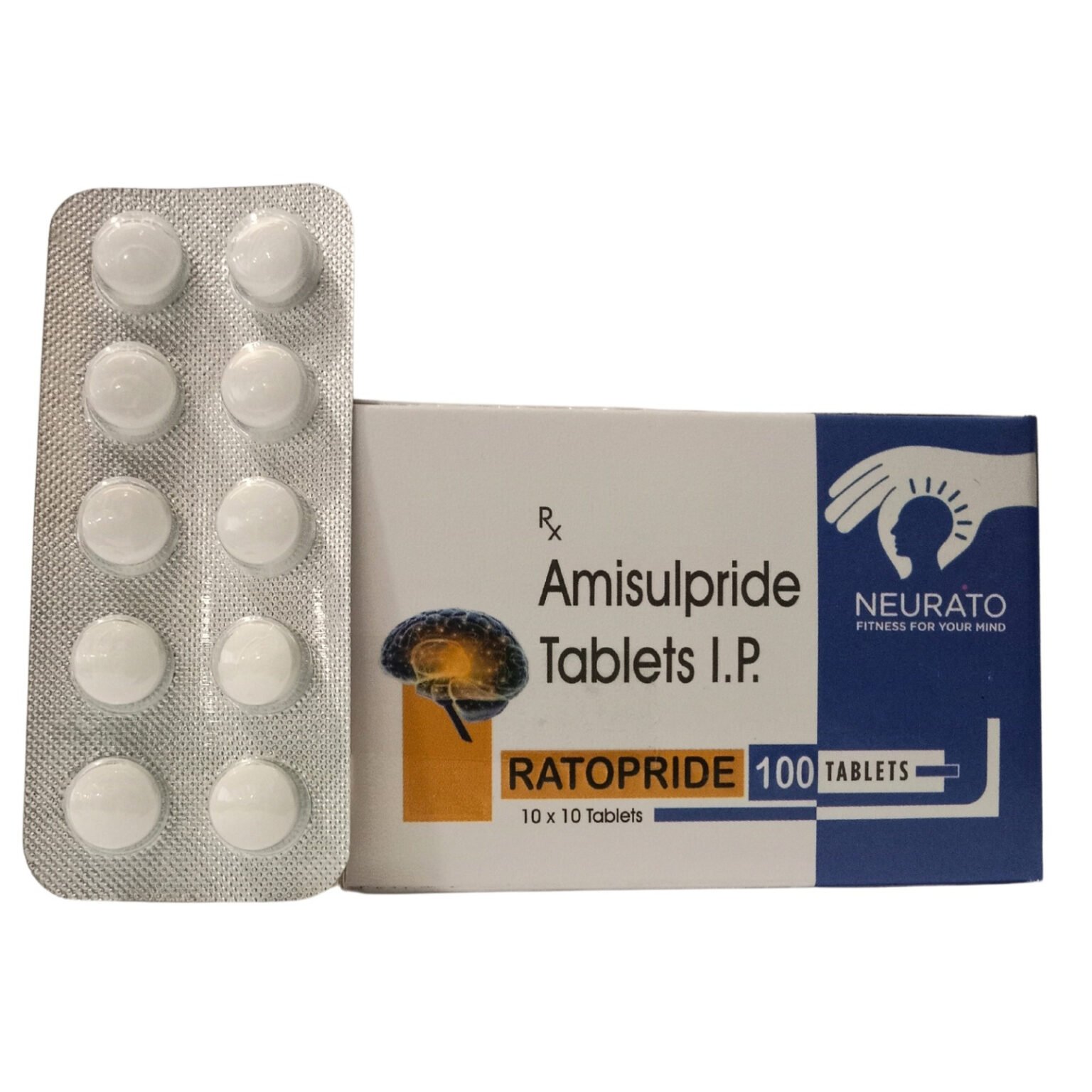 RATOPRIDE 100 Tablets -Amisulpride 100mg