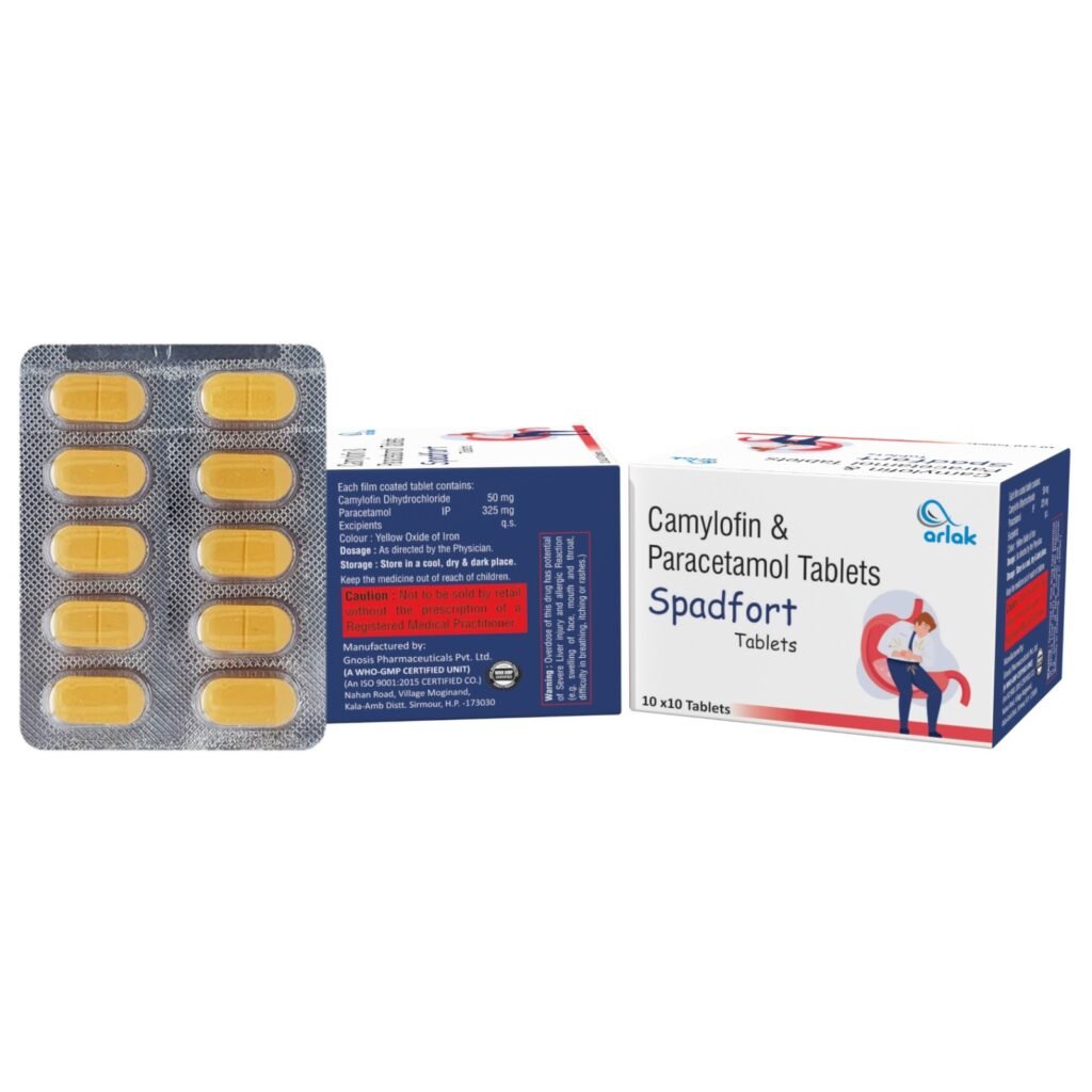 SPADFORT - Camylofin & Paracetamol Tablets